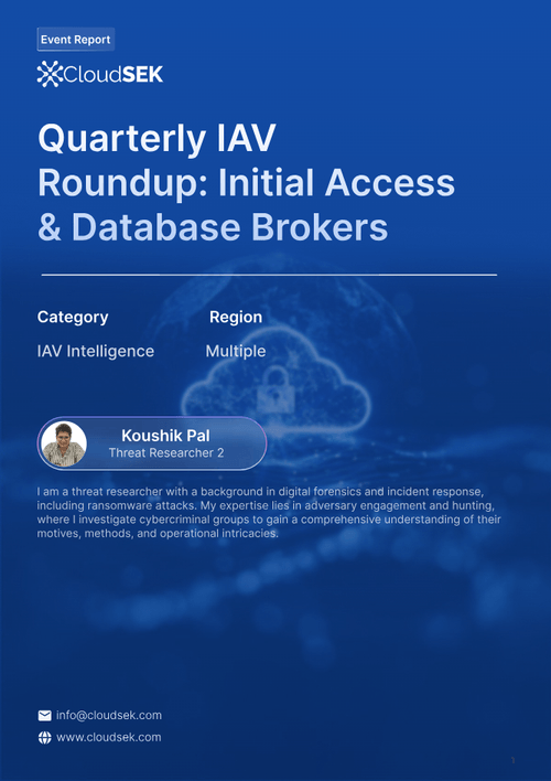 Dark Web and ATM Hacking | CloudSEK